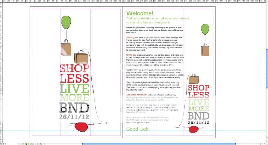 BND booklette | Nicola Tilley's Blog