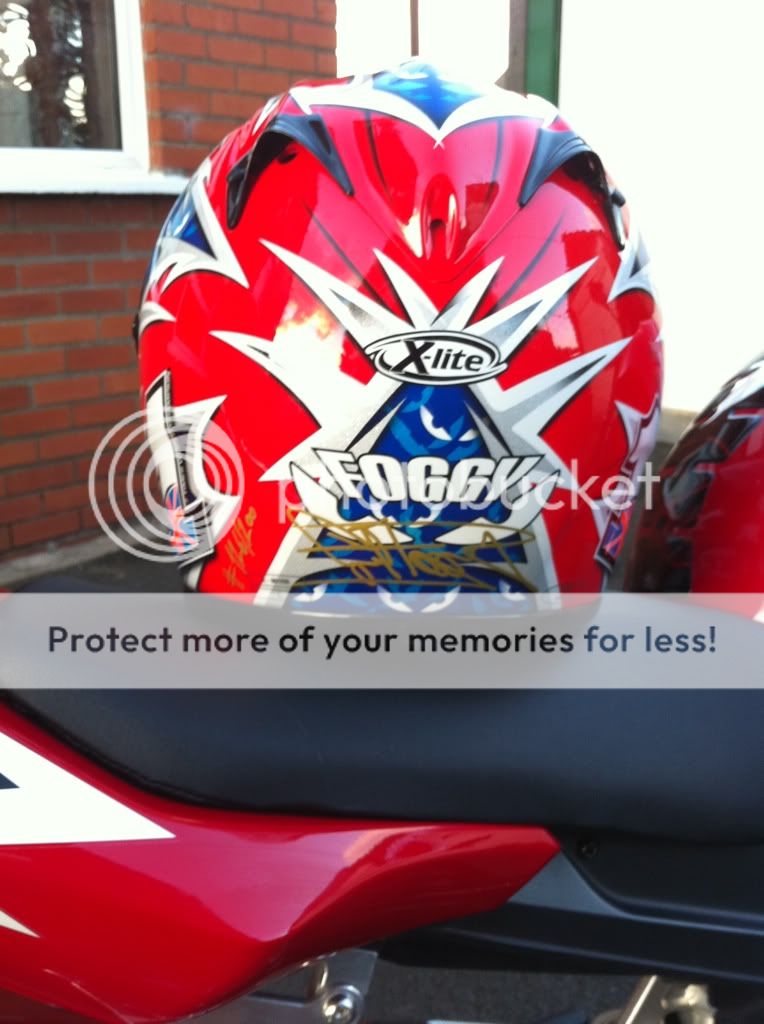 Limited Edition Signed Carl Fogarty Helmet X-lite 801rr Helmet | RMS ...