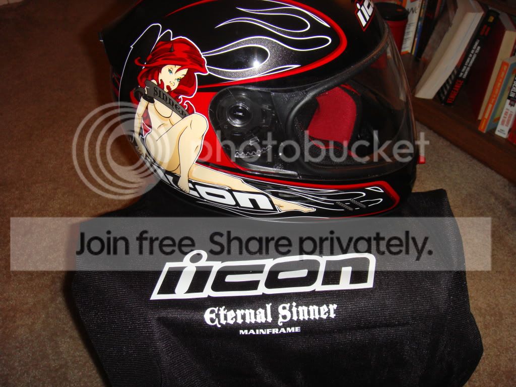 Brand New in Box Icon Eternal Sinner Helmet size Large: Special Edition ...