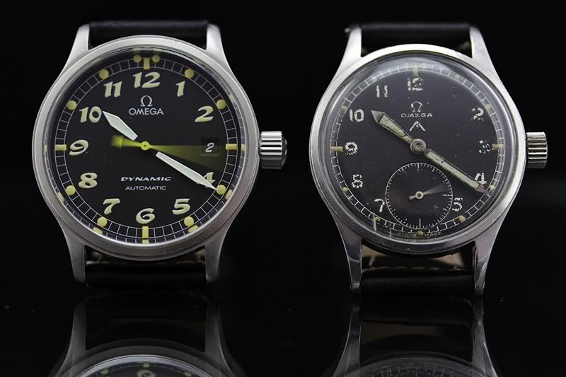 Omega W.W.W Old and the new